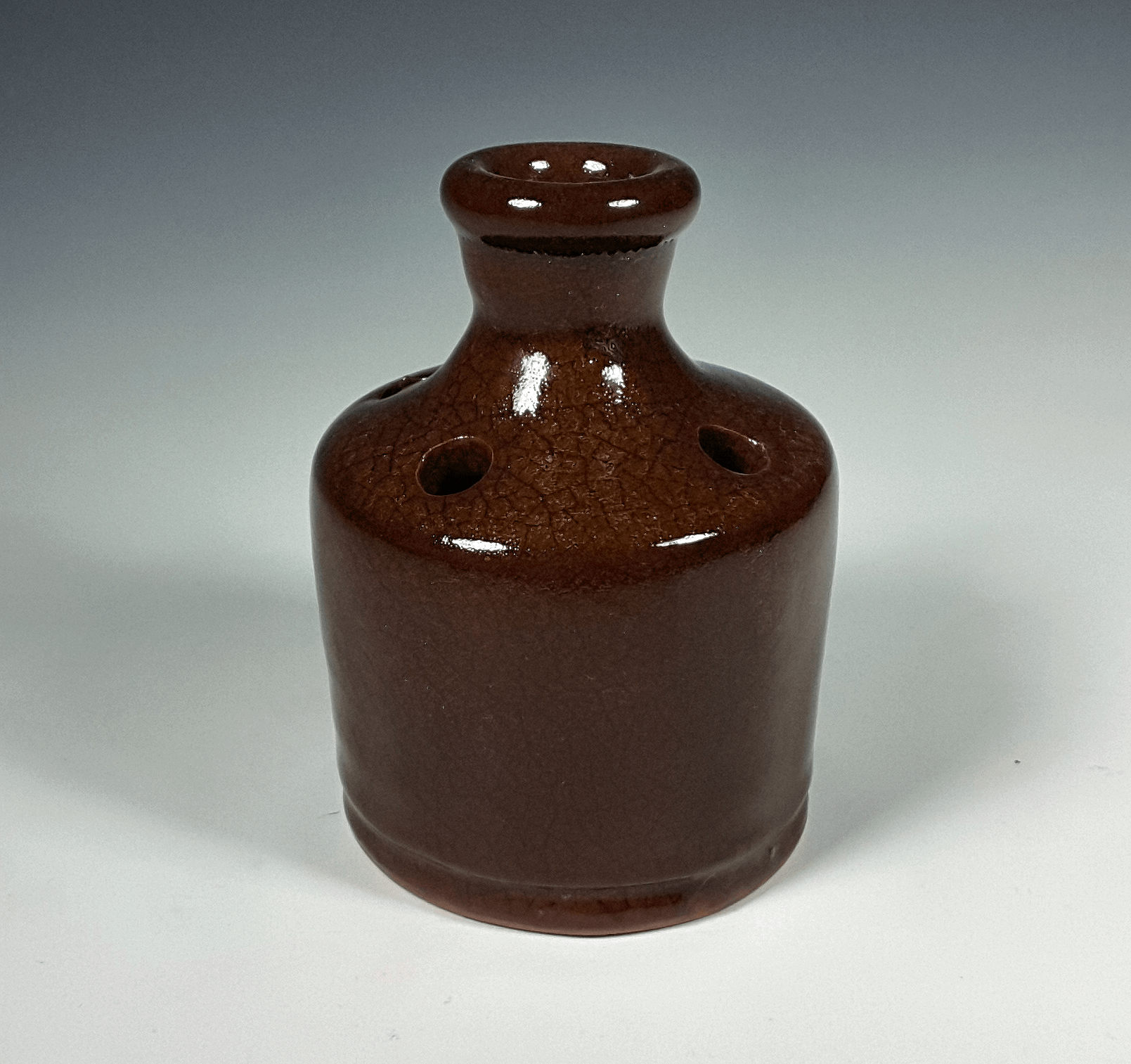 Inkwell, Redware, Brown - Stephen Earp