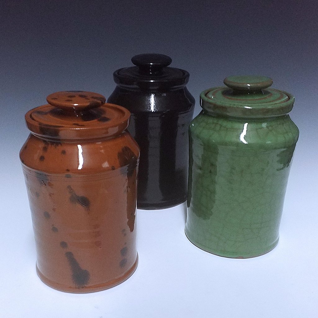 Canisters, Redware - Stephen Earp