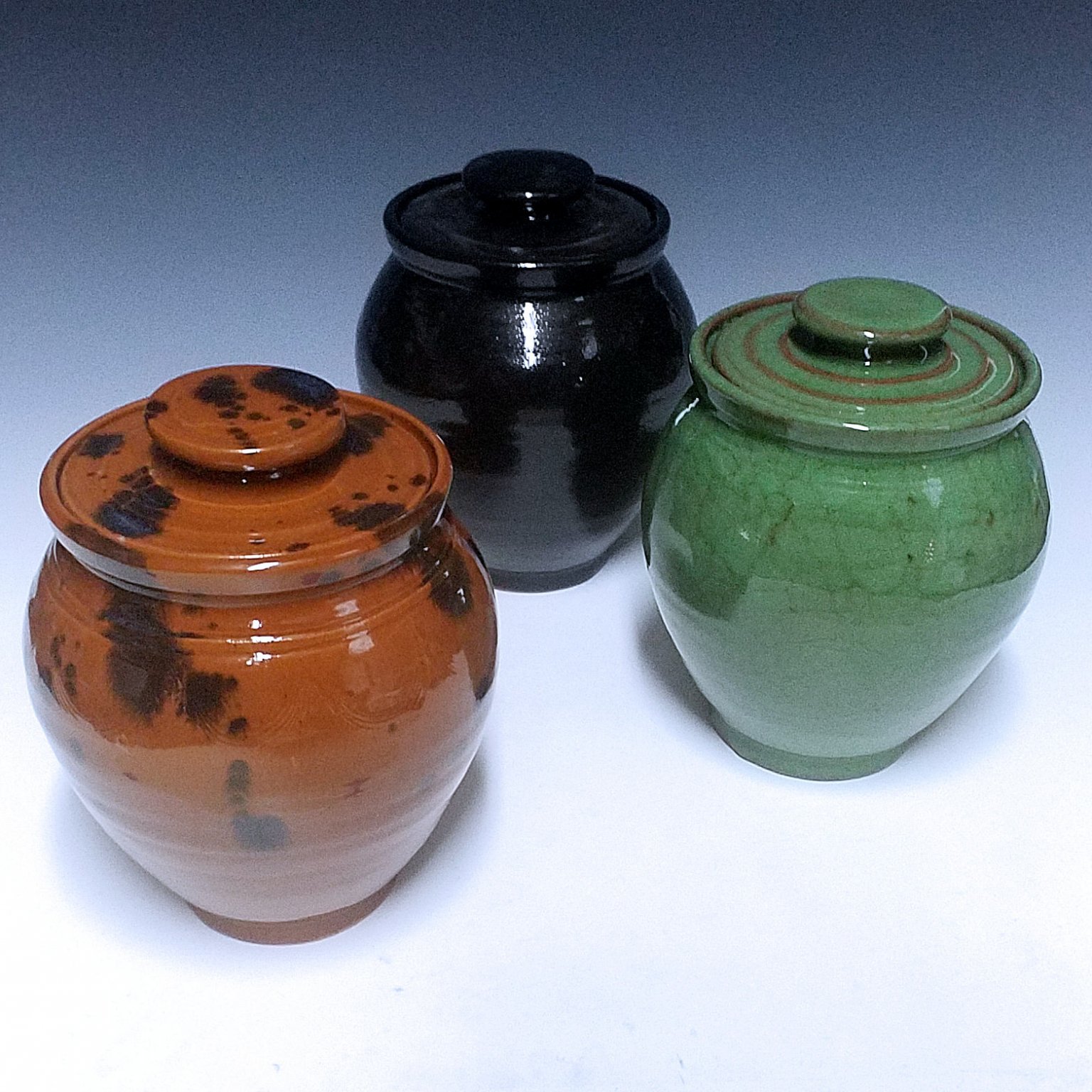 Oval Jars, Redware - Stephen Earp